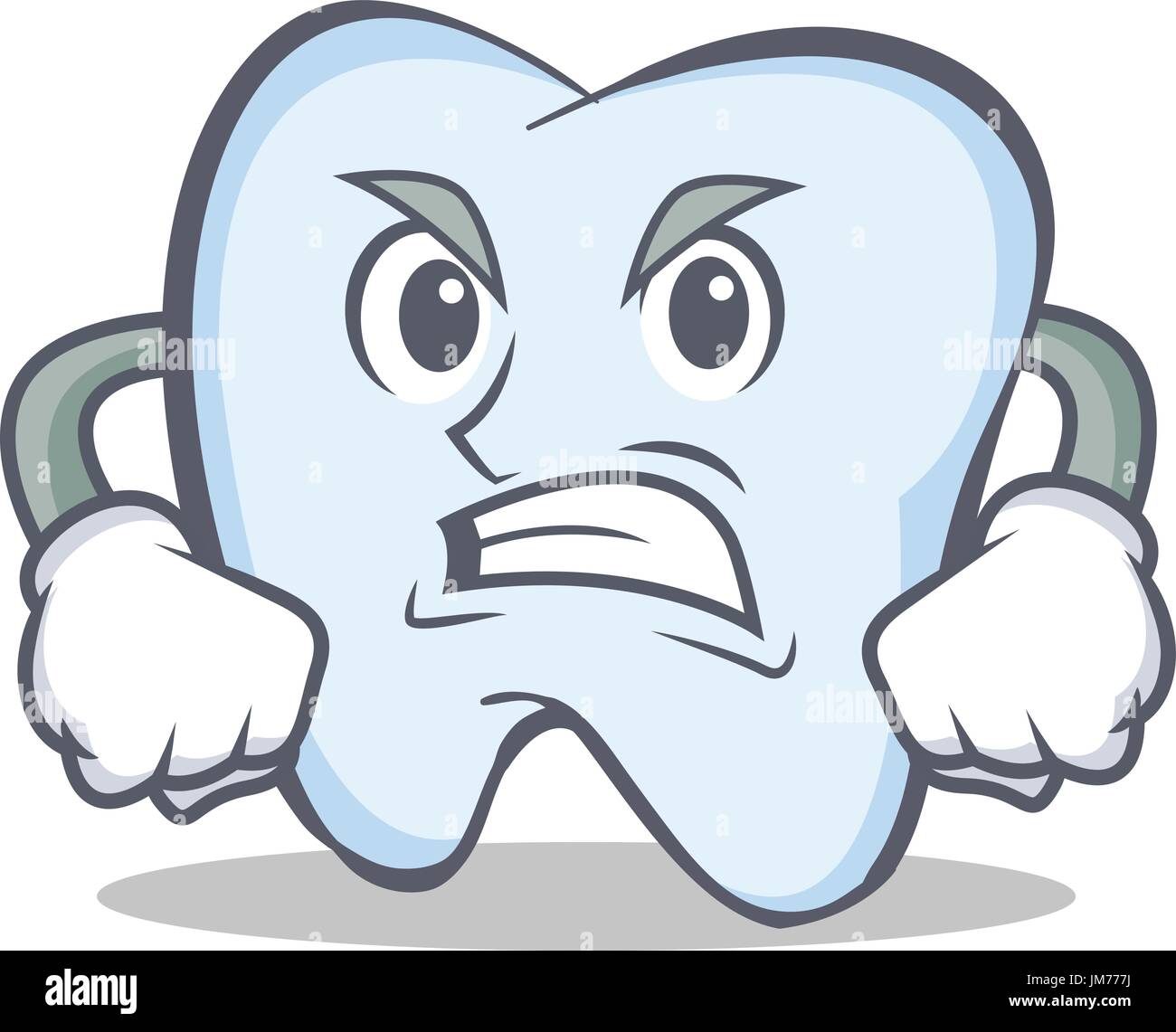 Angry tooth Stock Vector Images - Alamy