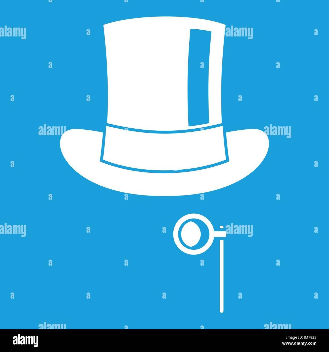 Top Hat And Monocle Vector