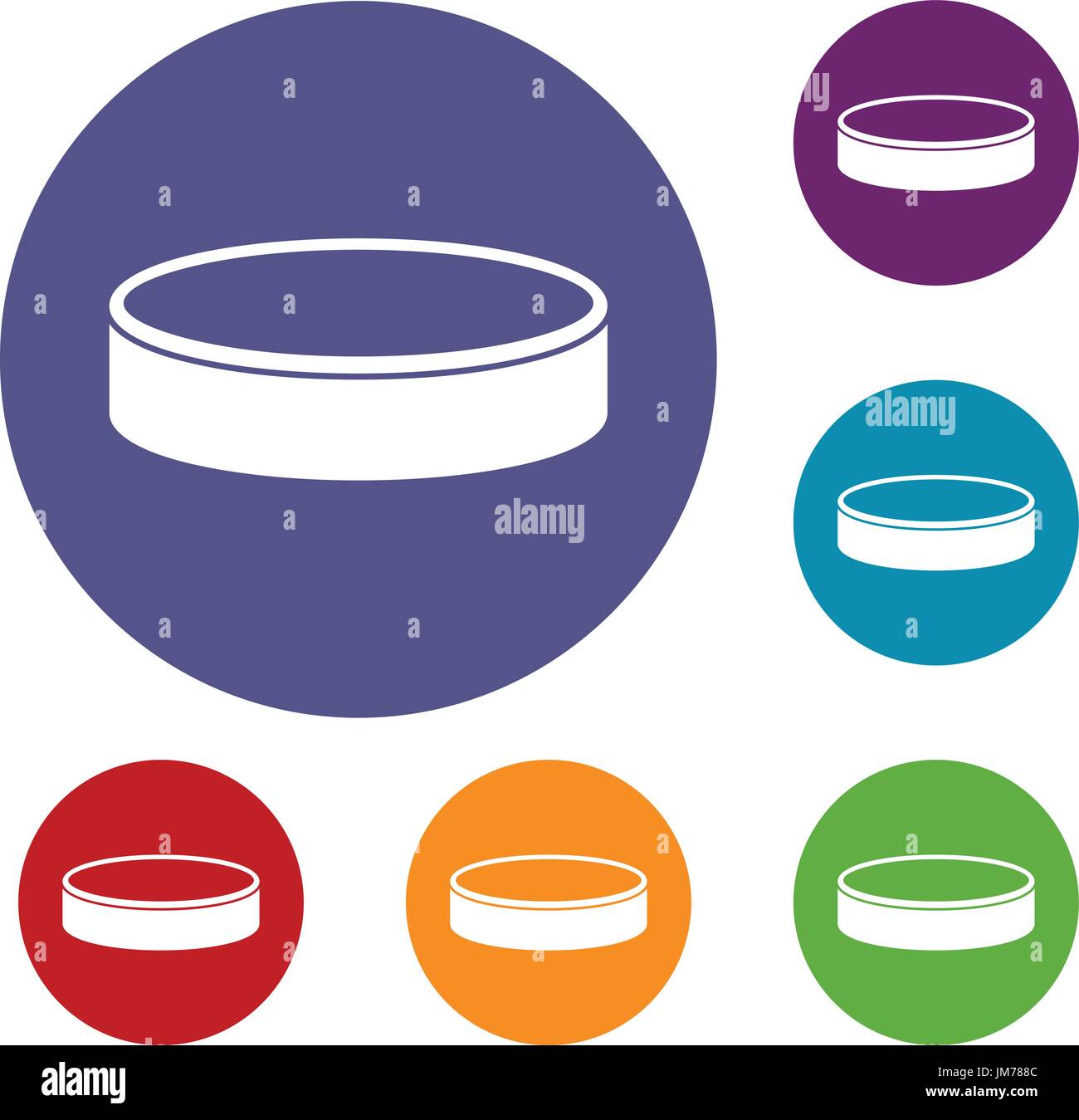 Puck icons set Stock Vector Image & Art - Alamy