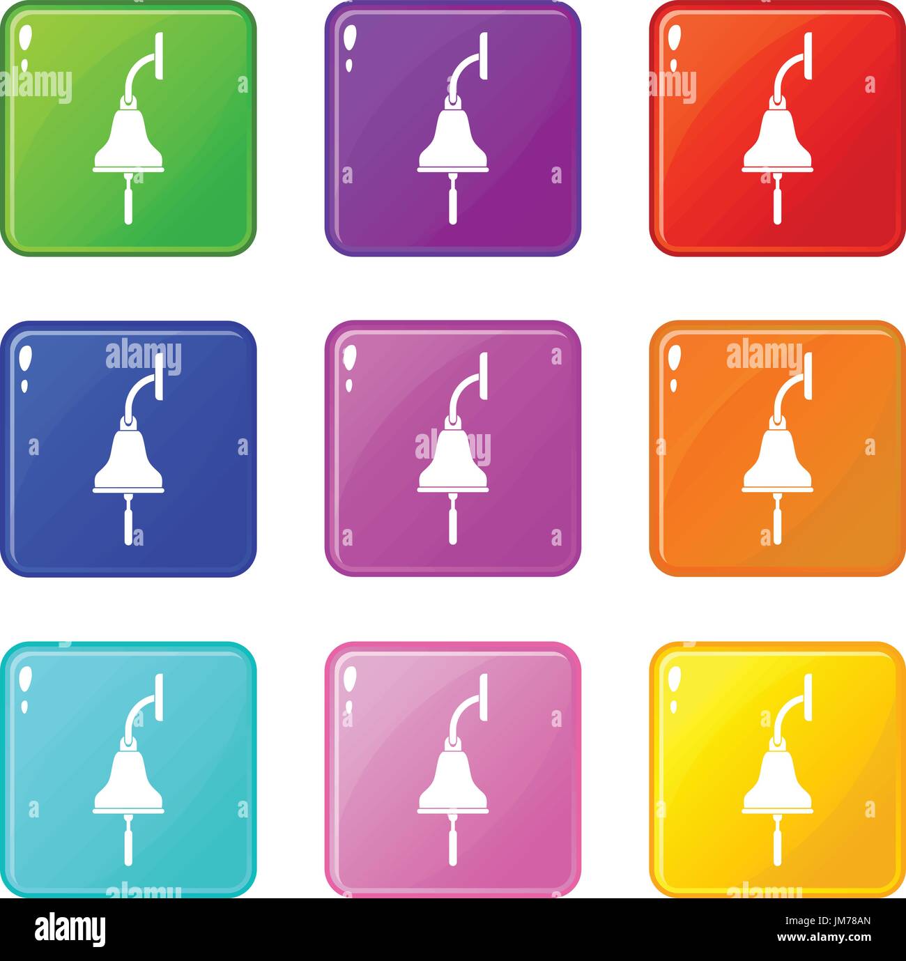 Ship bell set 9 Stock Vector Image & Art - Alamy