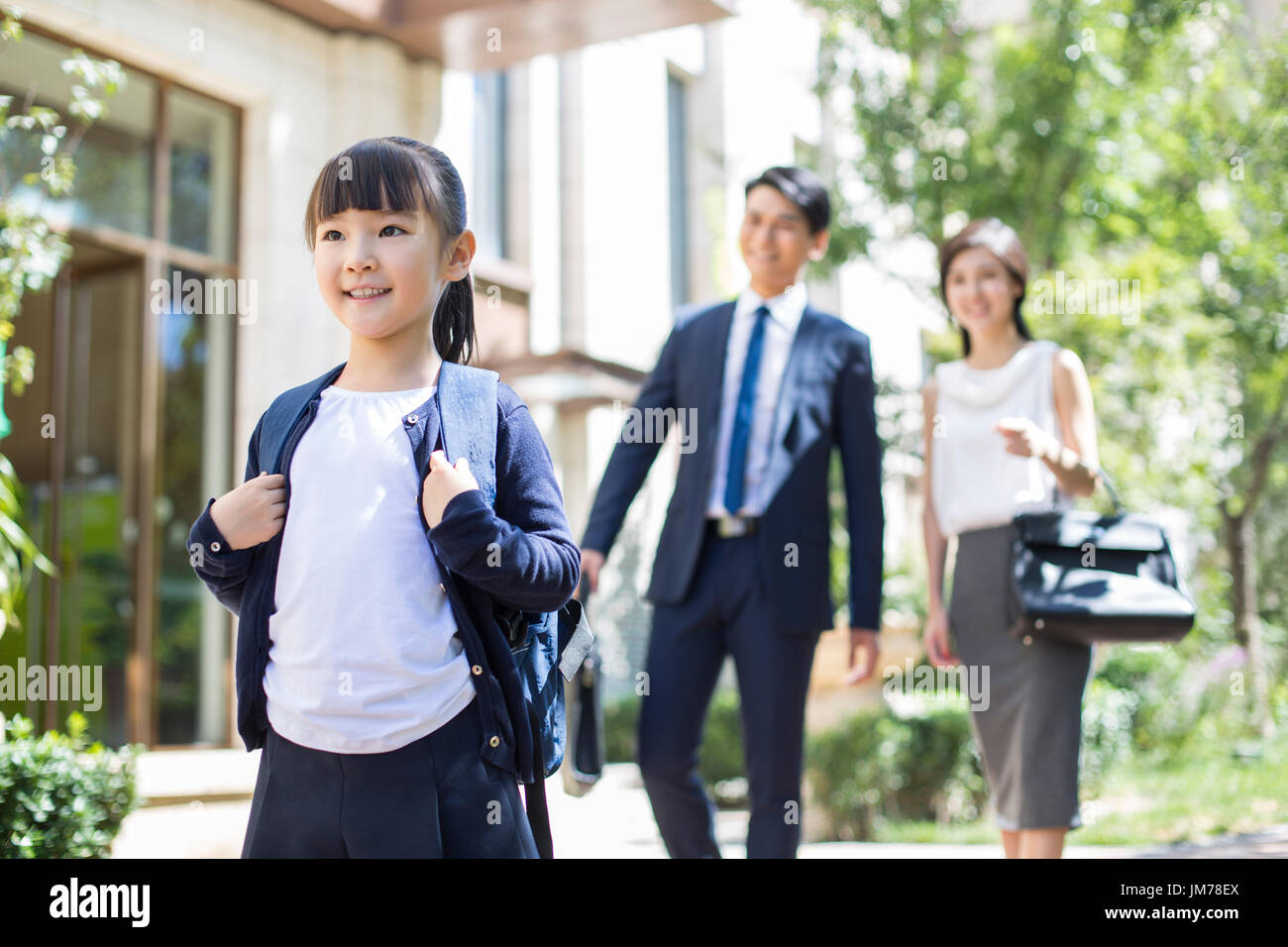 Childhood walking building exterior education hi-res stock photography and images - Alamy