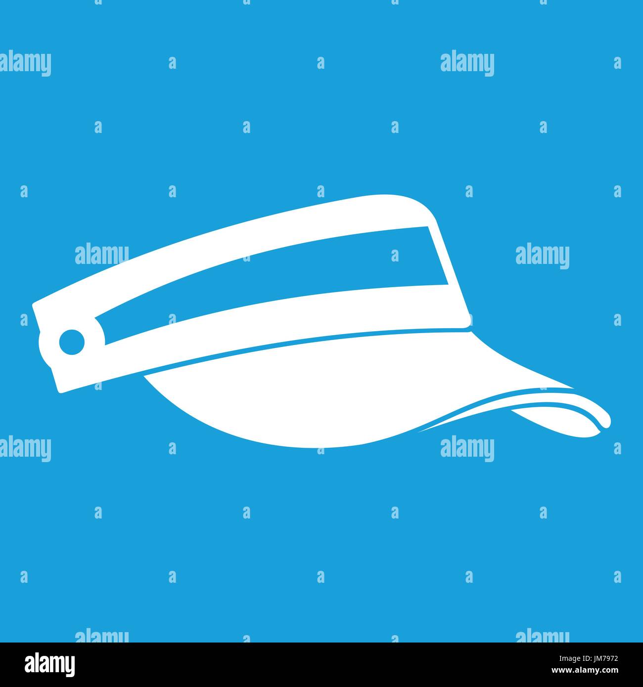 Sun cap icon white Stock Vector Image & Art - Alamy