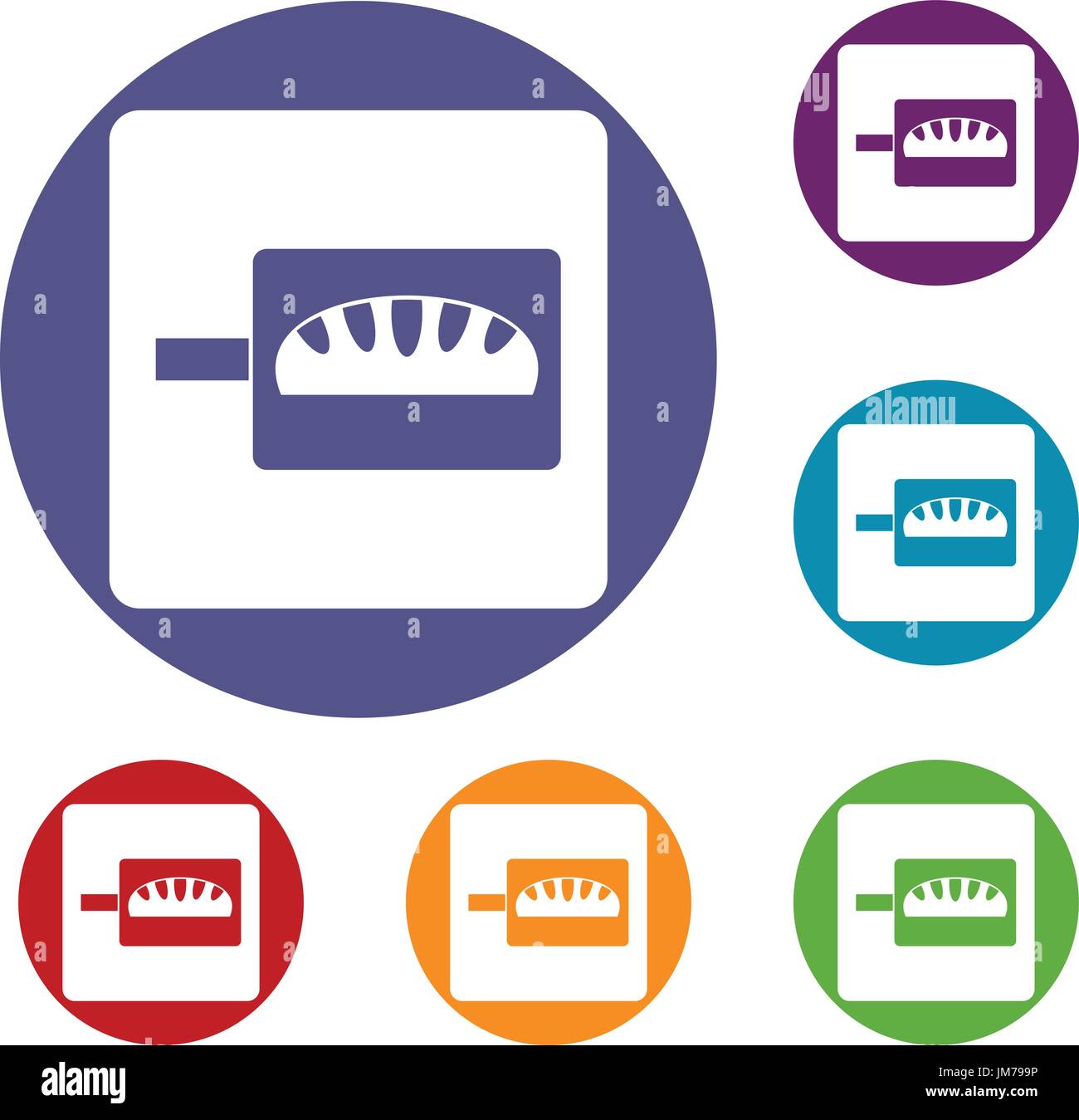 Bread baking icons set Stock Vector Image & Art - Alamy