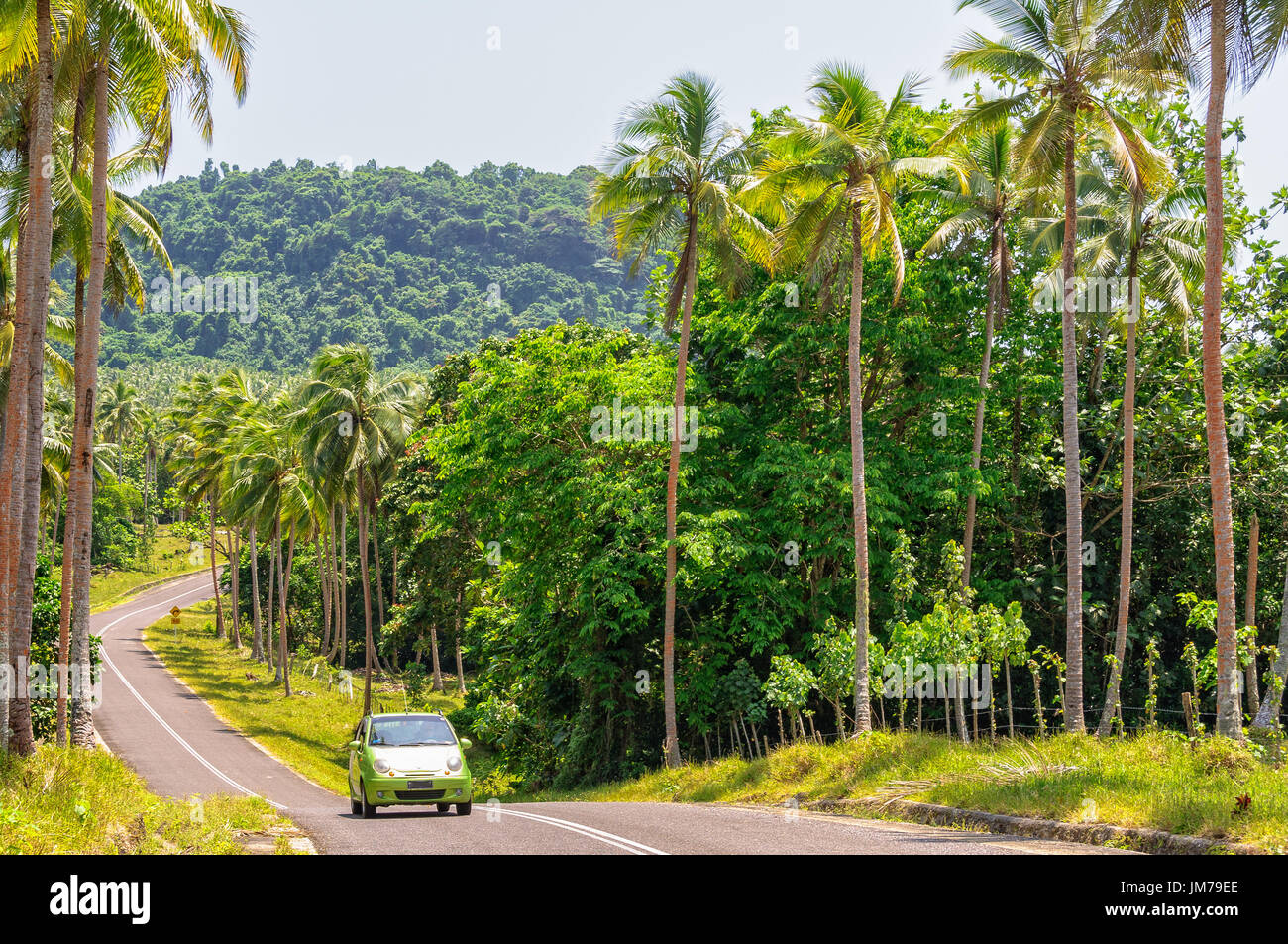Driving along the east coast to Port Olry - Espiritu Santo, Vanuatu ...