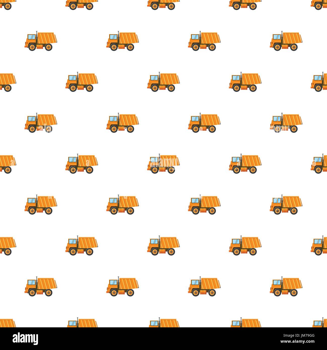 Orange dump truck pattern Stock Vector Image & Art - Alamy