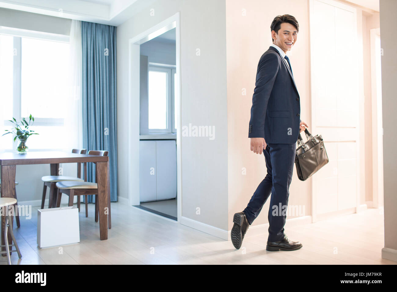 Man joy of leaving work hi-res stock photography and images - Alamy