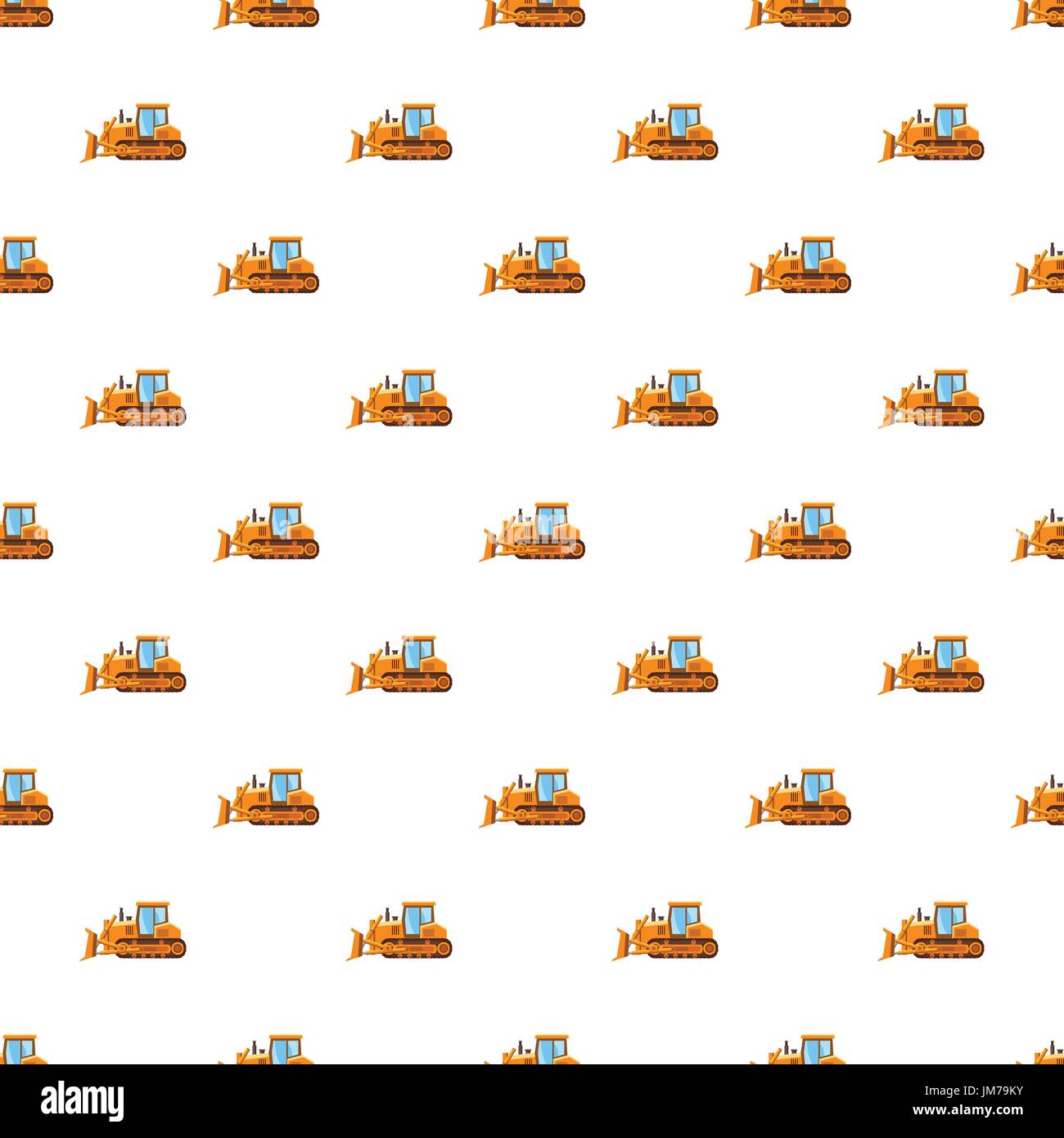 Orange bulldozer pattern Stock Vector Image & Art - Alamy