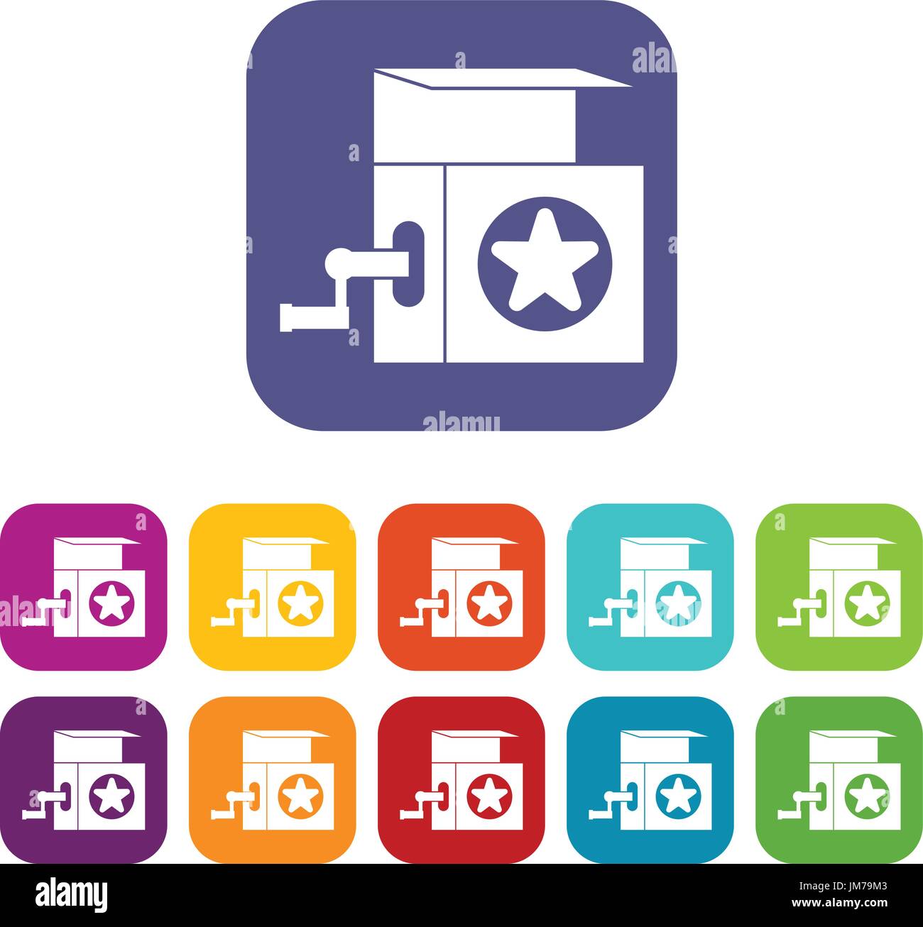 Music box icons set Stock Vector Image & Art - Alamy