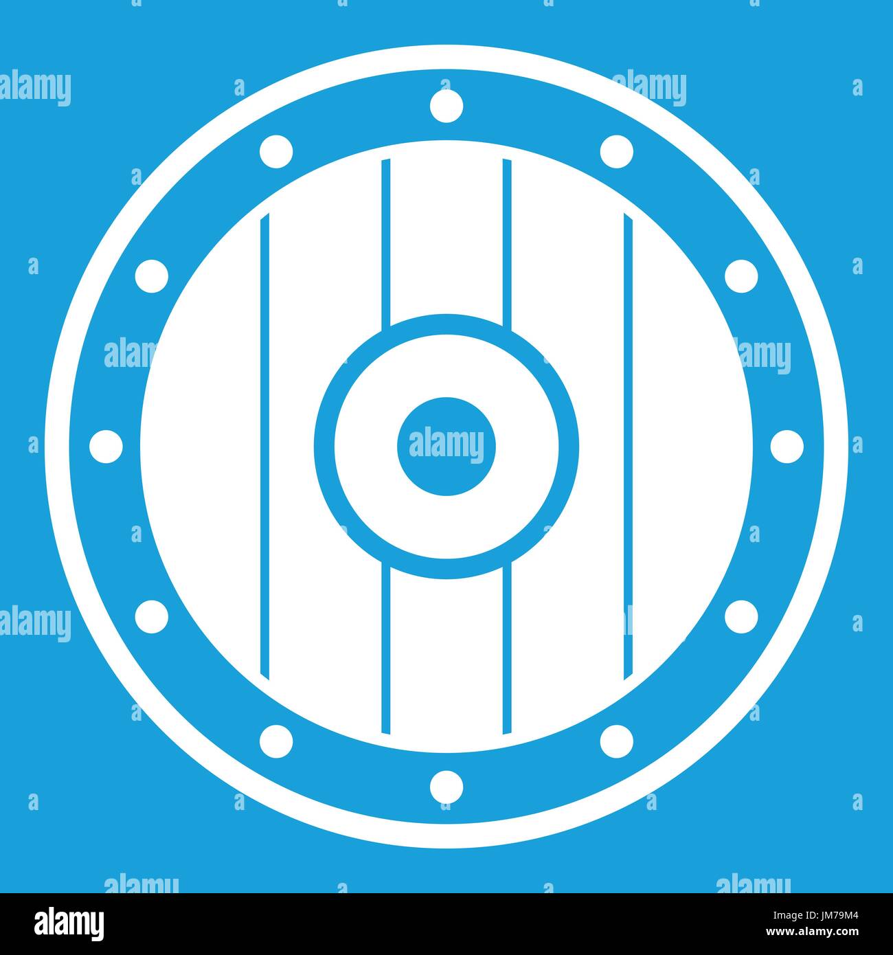 Round army shield icon white Stock Vector Image & Art - Alamy