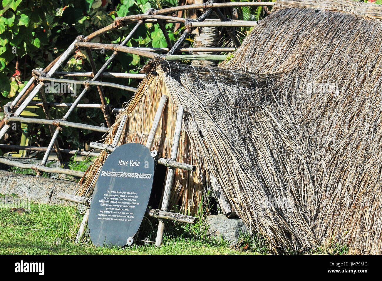 Honolulu, Hawaii - May 27, 2016: An example of a traditional Rapa Nui ...