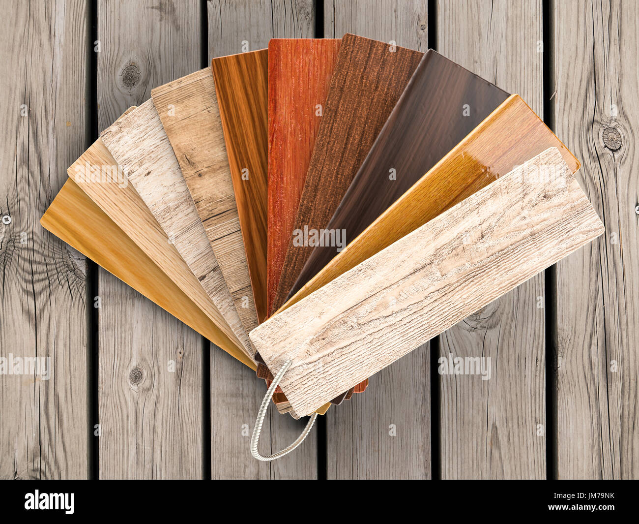 3d rendering wood color guide Stock Photo - Alamy