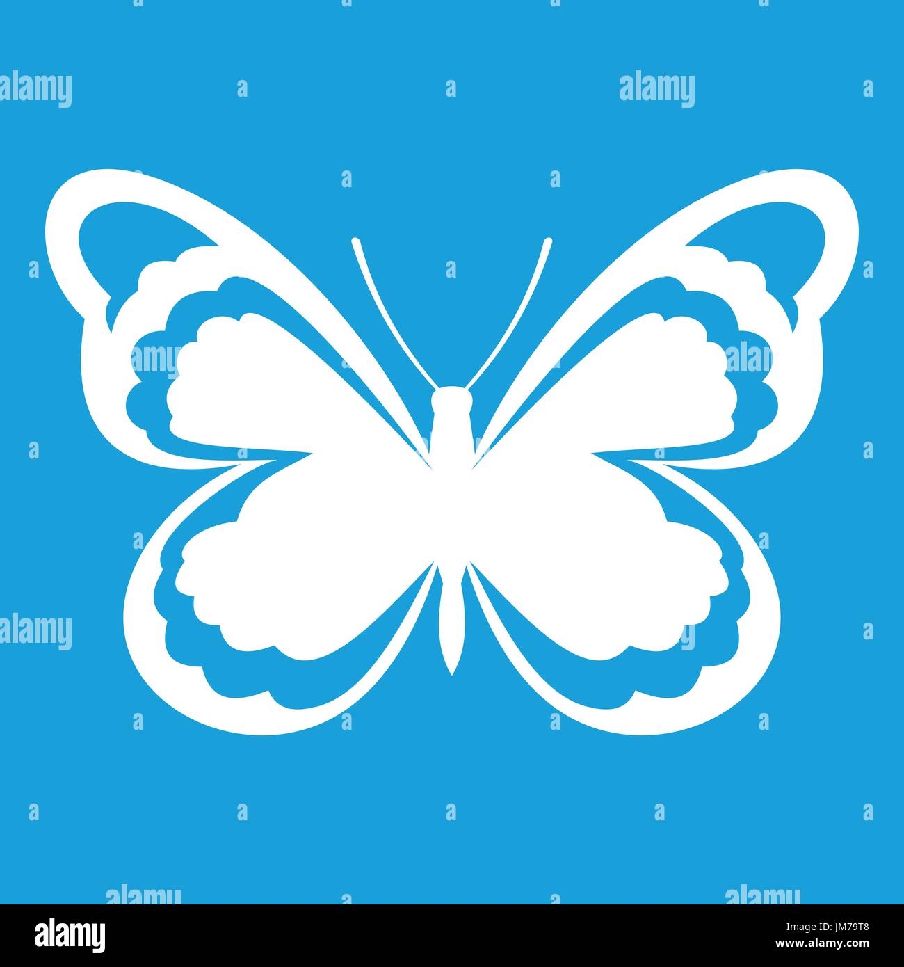 Small butterfly icon white Stock Vector Image & Art - Alamy