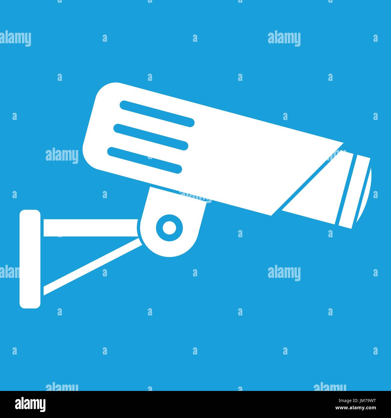 Security camera icon white Stock Vector Image & Art - Alamy