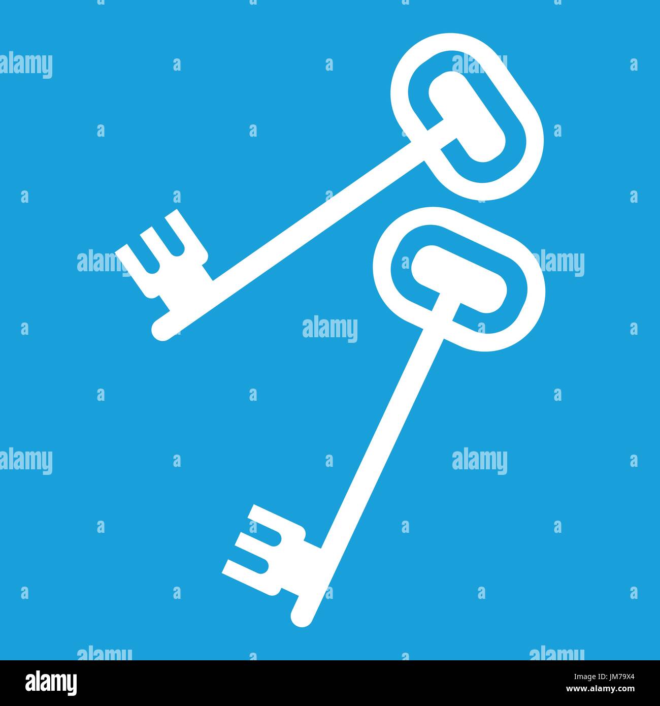 Keys icon white Stock Vector Image & Art - Alamy