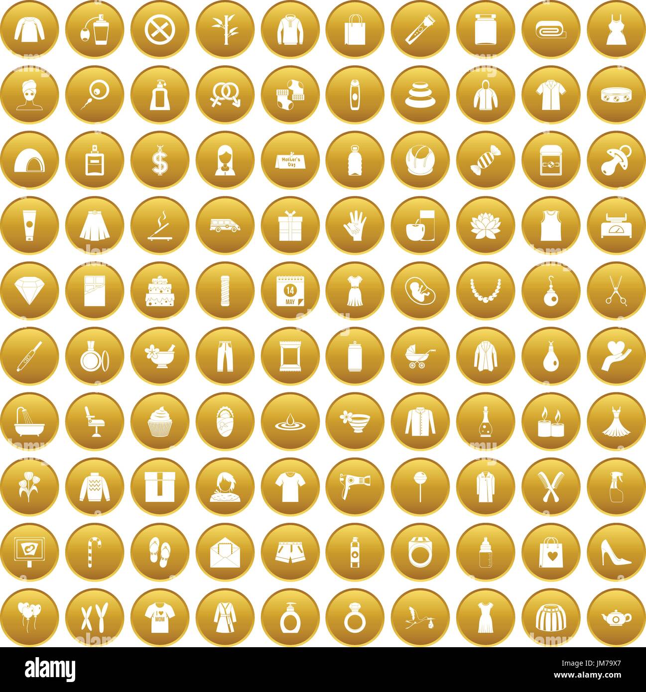 Gold booties Stock Vector Images - Alamy
