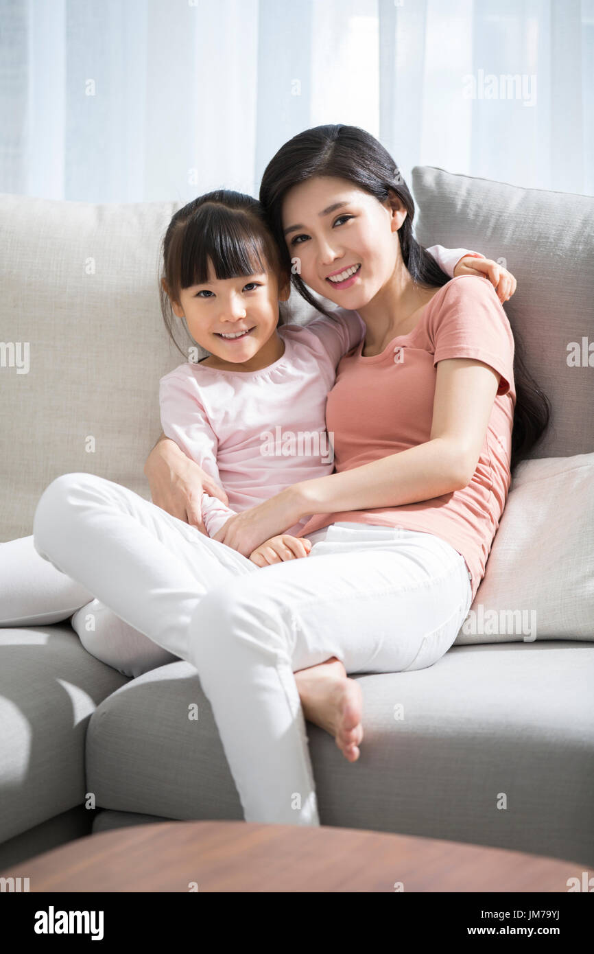 Cute chinese daughter hi-res stock photography and images - Alamy