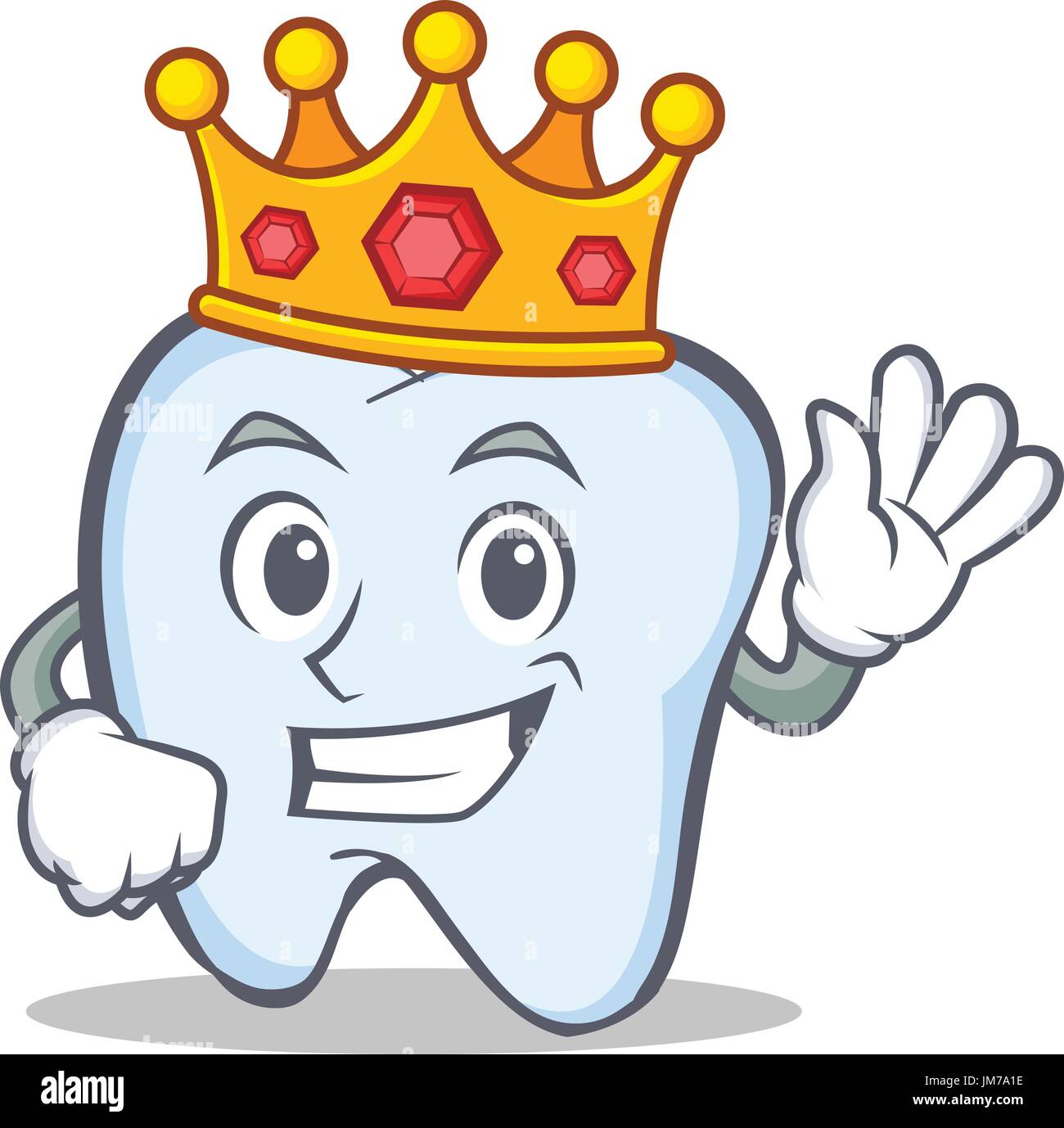 King tooth character cartoon style Stock Vector Image & Art - Alamy