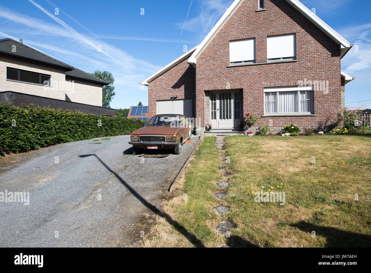 vintage car in Flanders Stock Photo - Alamy