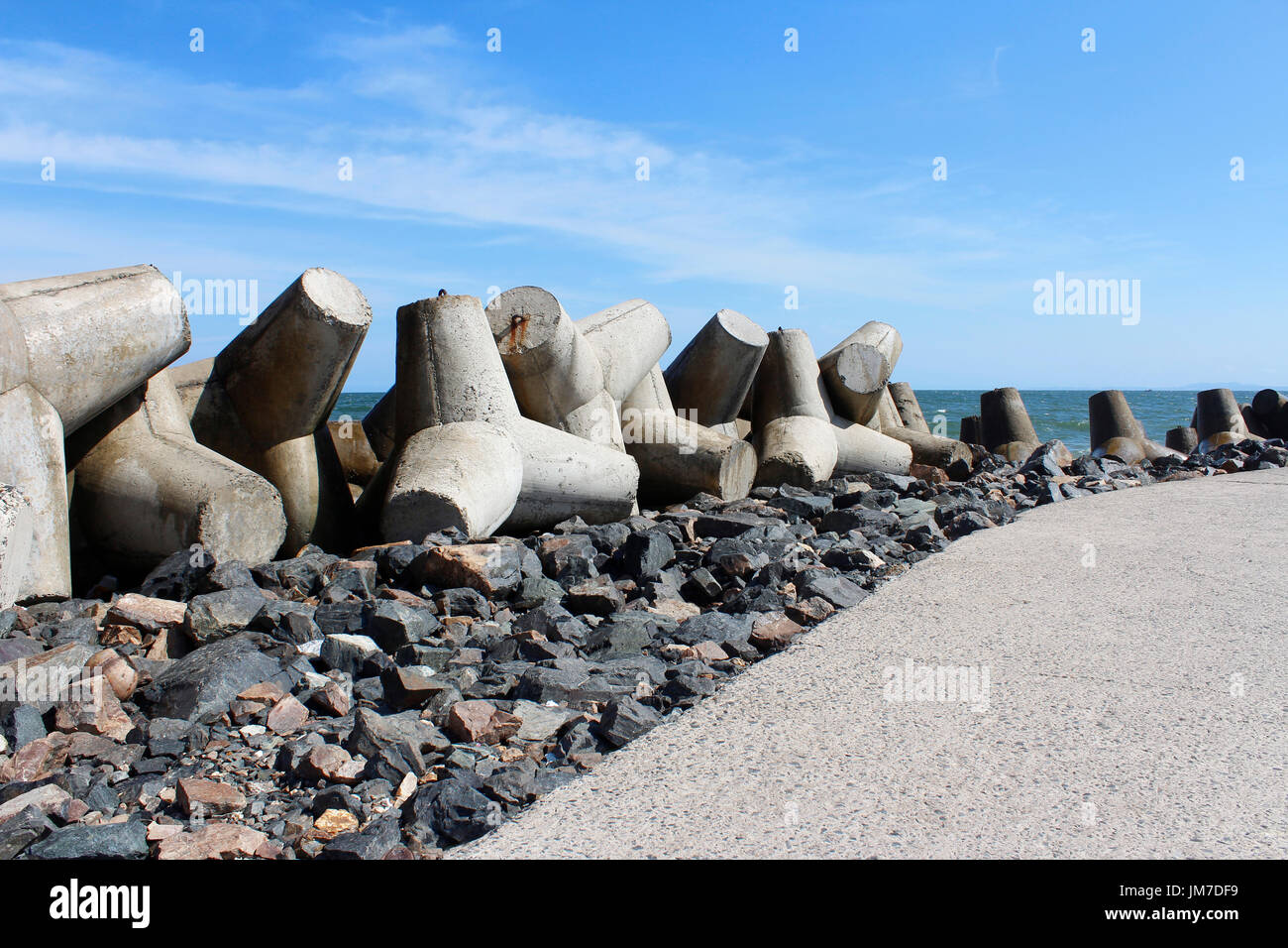 Bai Da Ong Dia Beach with the big rocks, Mui Ne, Vietnam Stock Photo ...