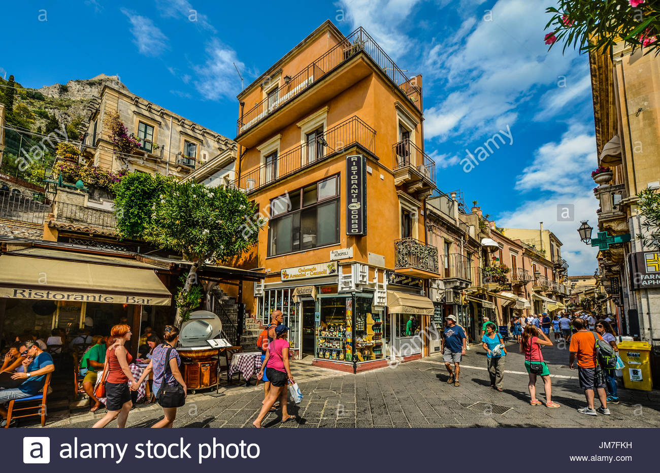 Sicily Taormina Market Stock Photos & Sicily Taormina Market Stock ...
