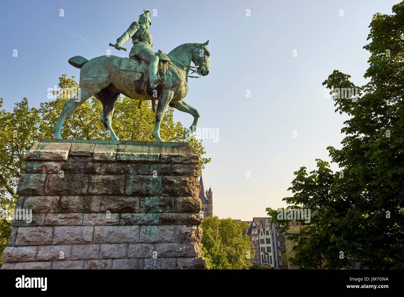 Equestrian Statue of Kaiser Wilhelm I, Cologne, Germany Stock Photo - Alamy