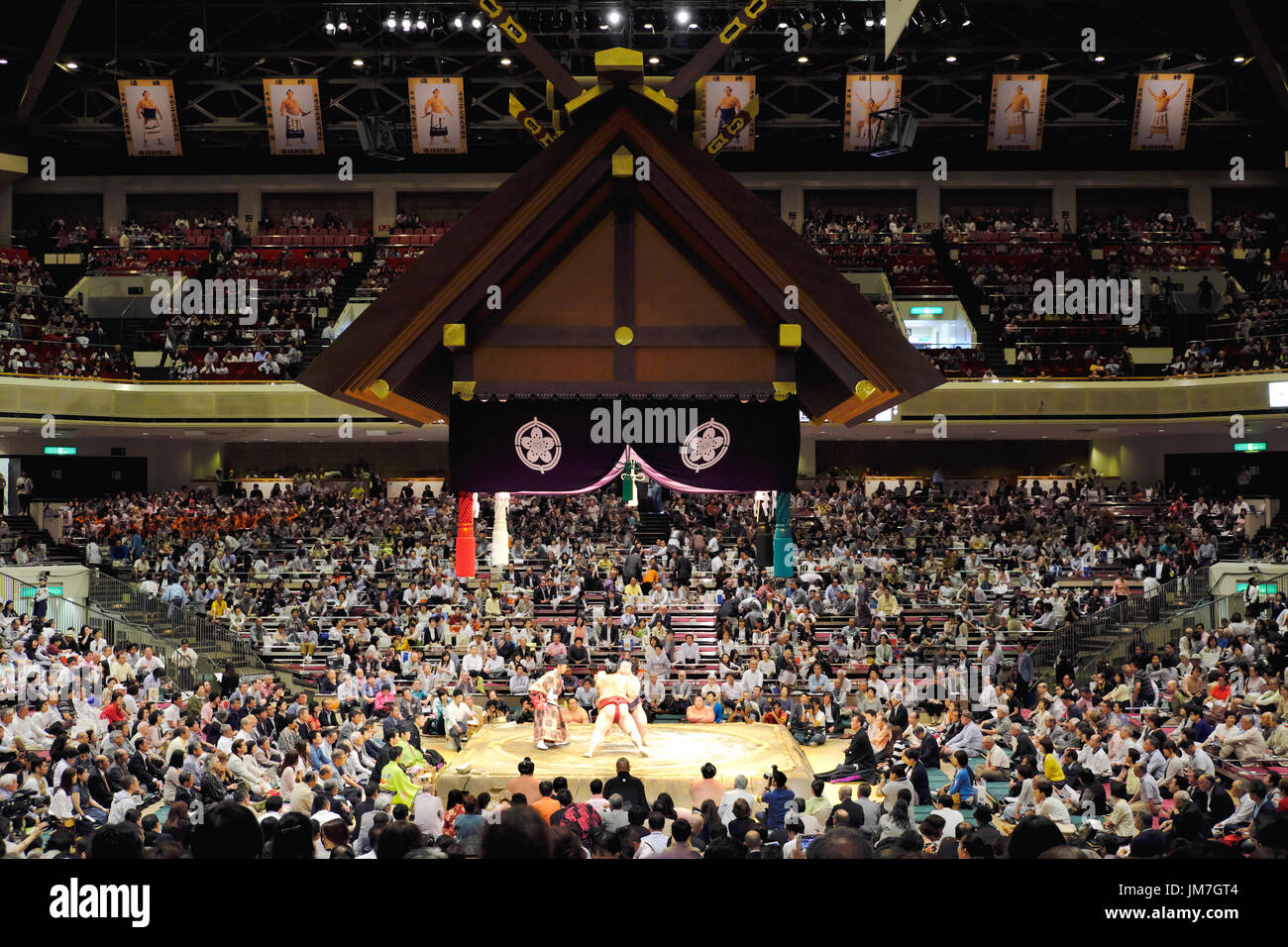 Sumo at Ryogoku Kokugikan, Tokyo Stock Photo - Alamy