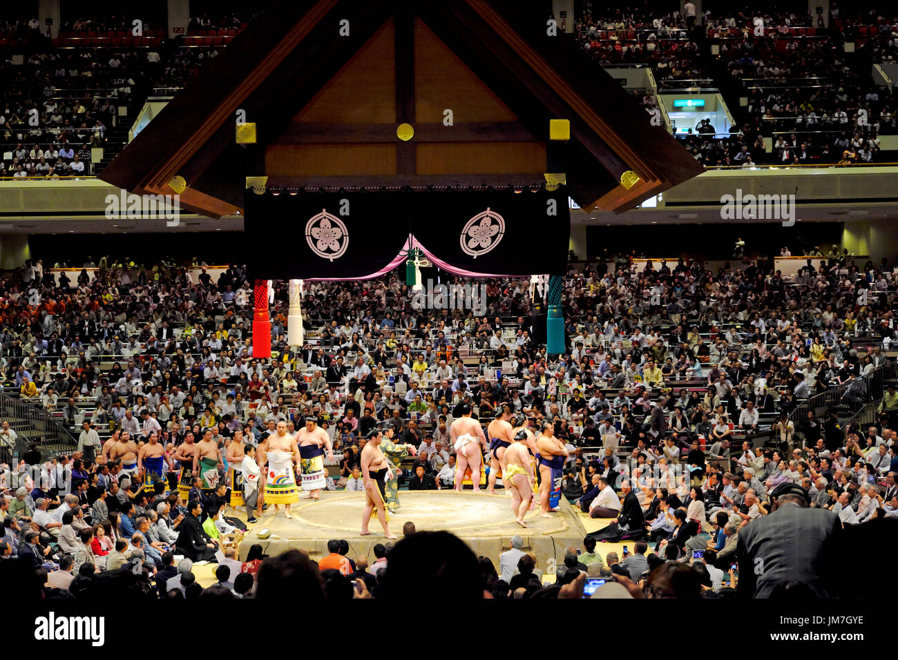 Sumo at Ryogoku Kokugikan, Tokyo Stock Photo - Alamy