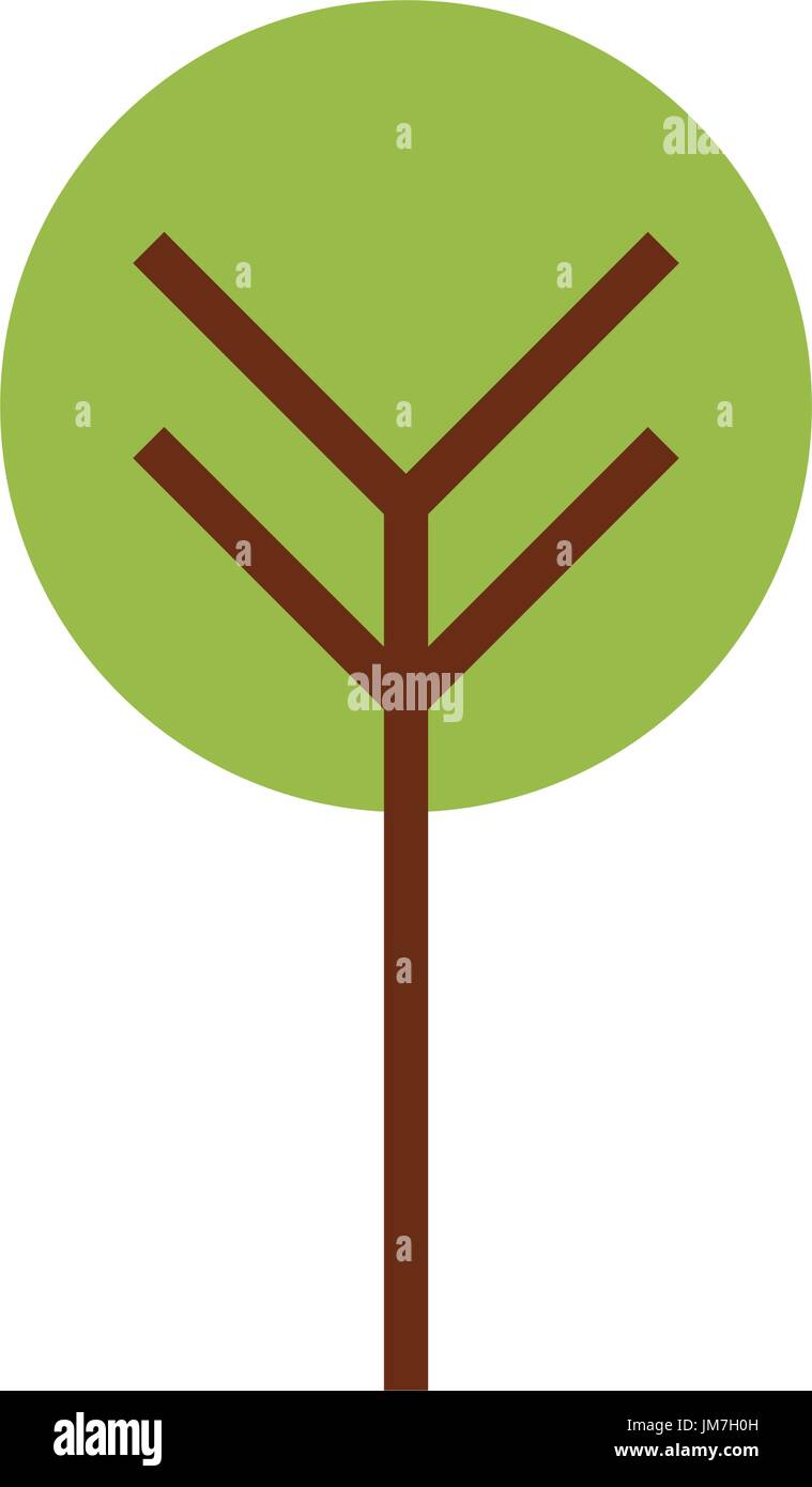 tree nature symbol Stock Vector Image & Art - Alamy