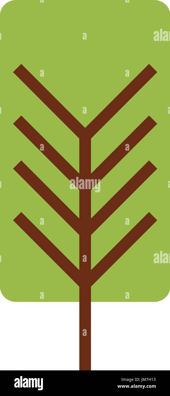 tree nature symbol Stock Vector Image & Art - Alamy