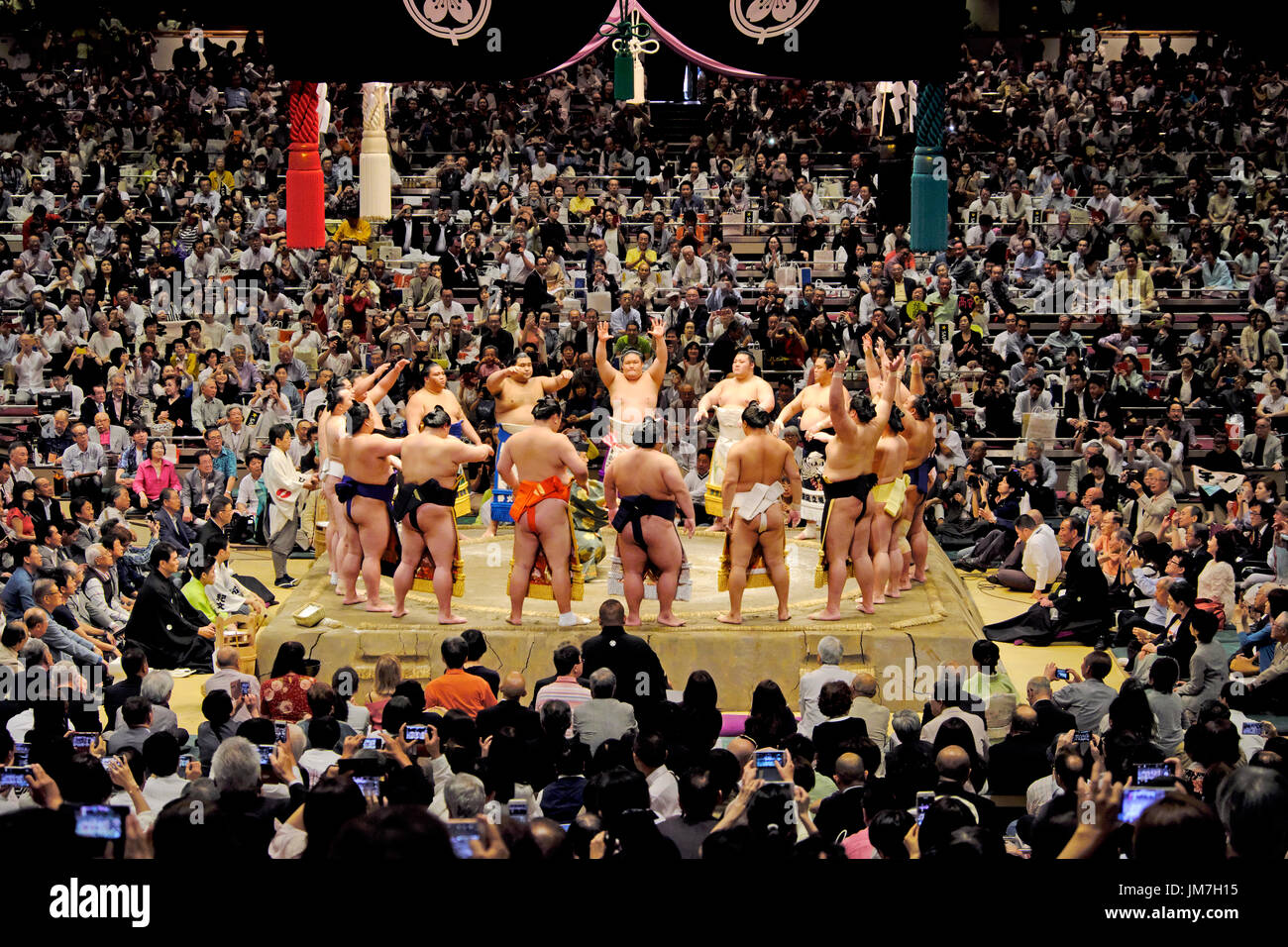 Sumo at Ryogoku Kokugikan, Tokyo Stock Photo - Alamy