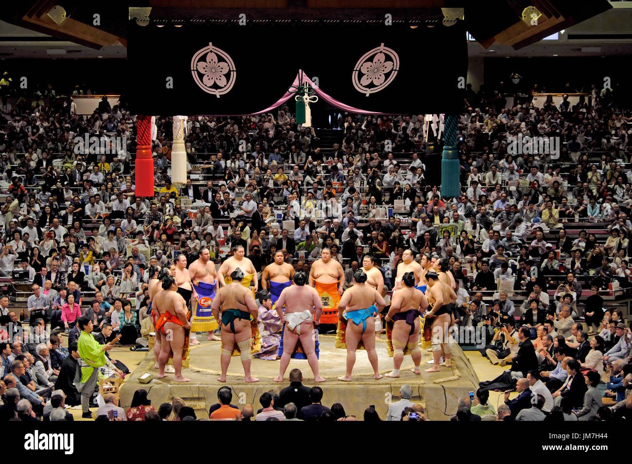 Sumo at Ryogoku Kokugikan, Tokyo Stock Photo - Alamy
