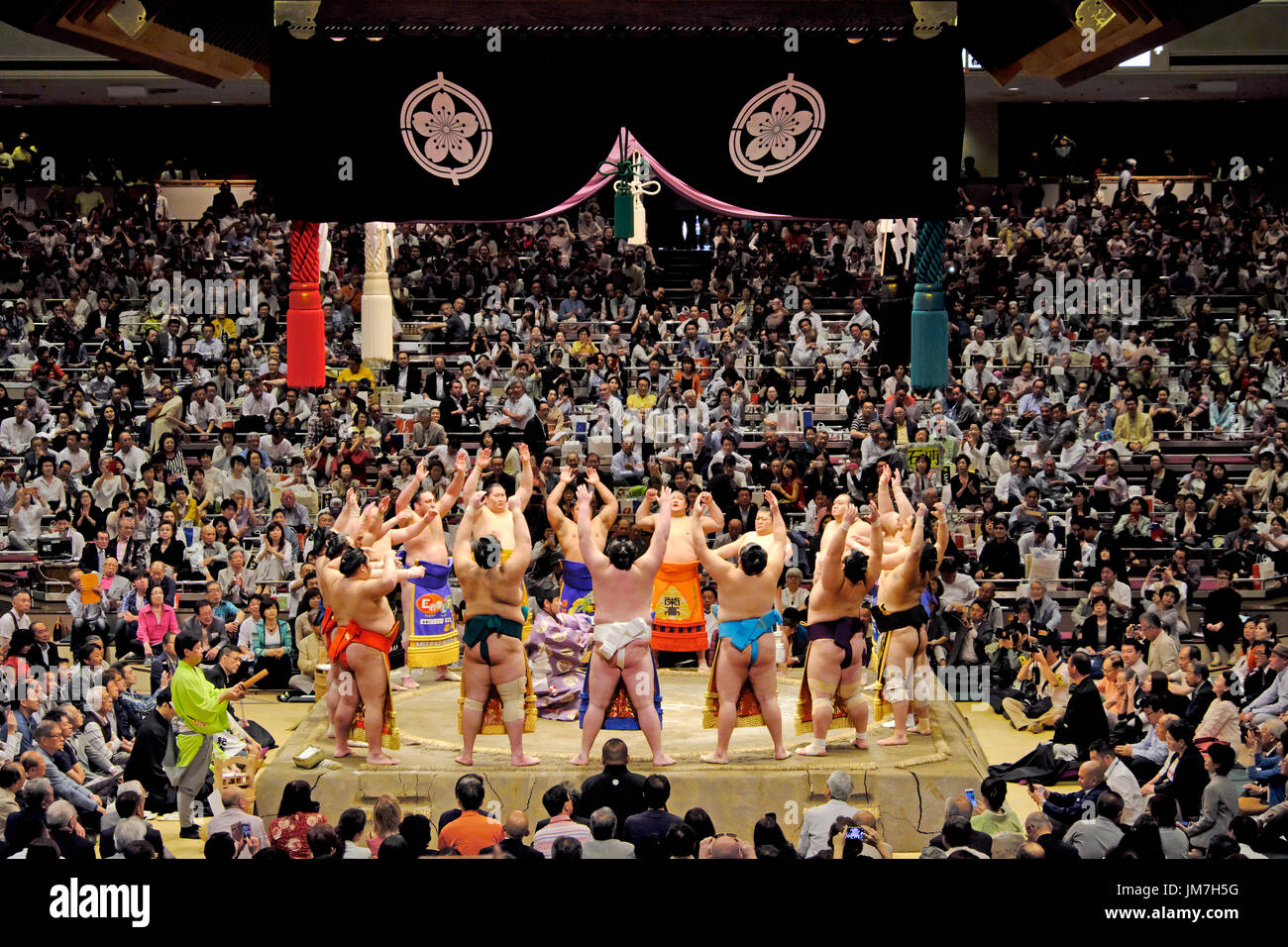 Sumo at Ryogoku Kokugikan, Tokyo Stock Photo - Alamy