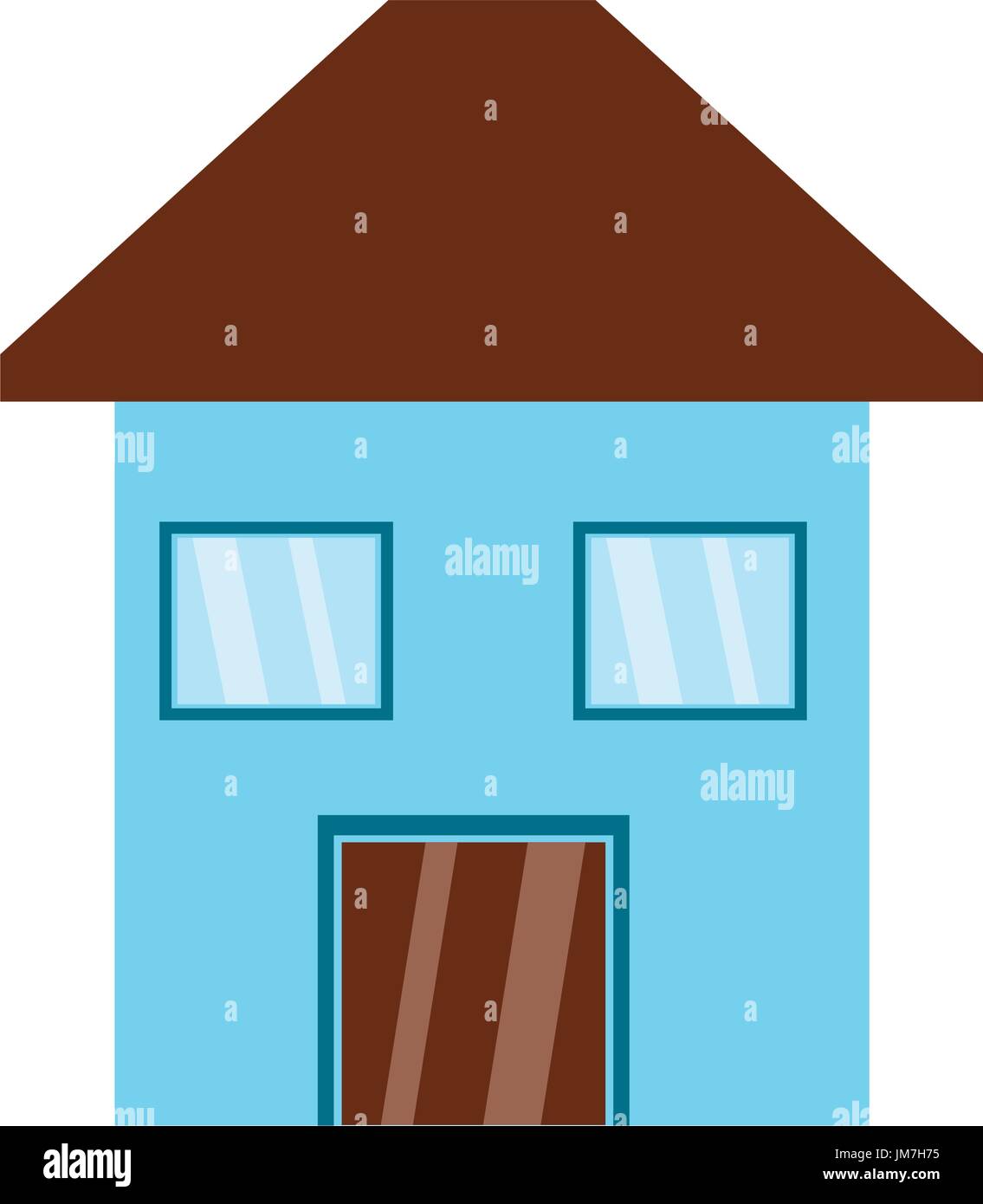 Hometown house Stock Vector Images - Alamy