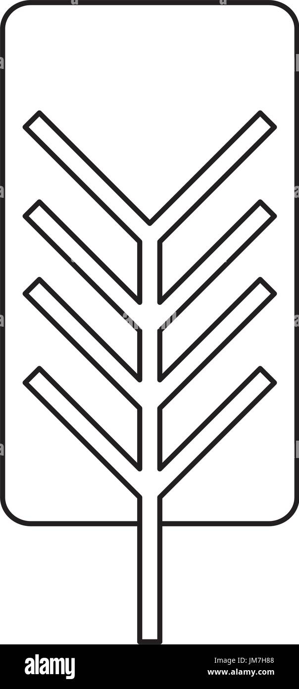 tree nature symbol Stock Vector Image & Art - Alamy