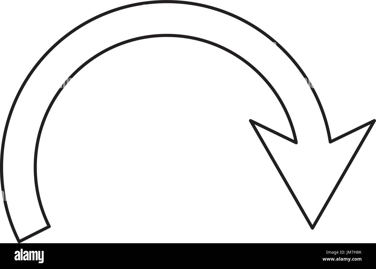 Return arrow symbol Stock Vector Image & Art - Alamy