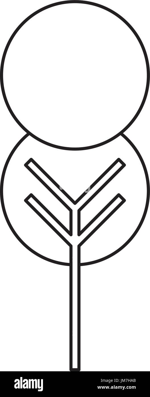 tree nature symbol Stock Vector Image & Art - Alamy