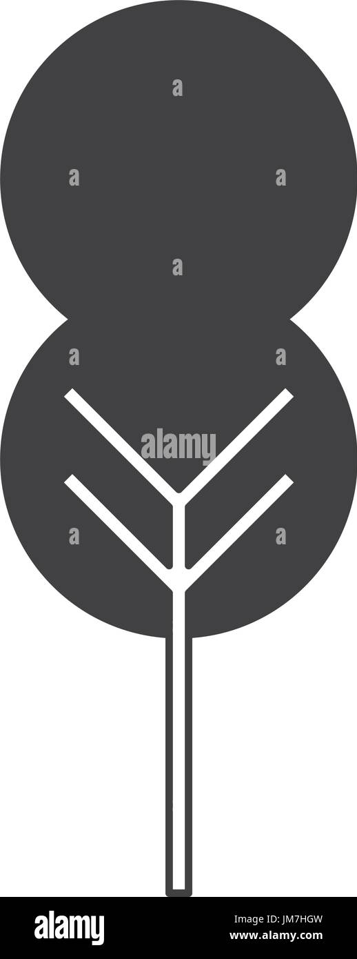 tree nature symbol Stock Vector Image & Art - Alamy