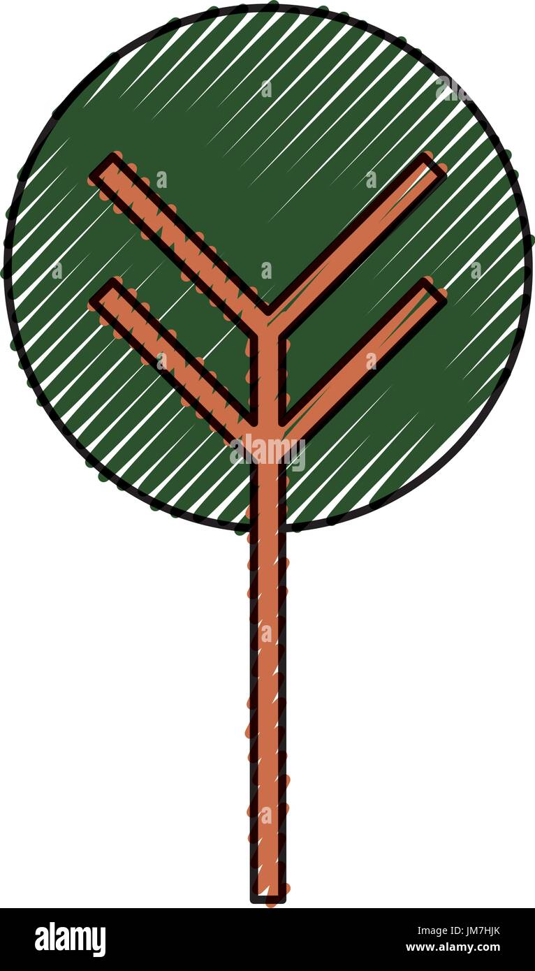 tree nature symbol Stock Vector Image & Art - Alamy