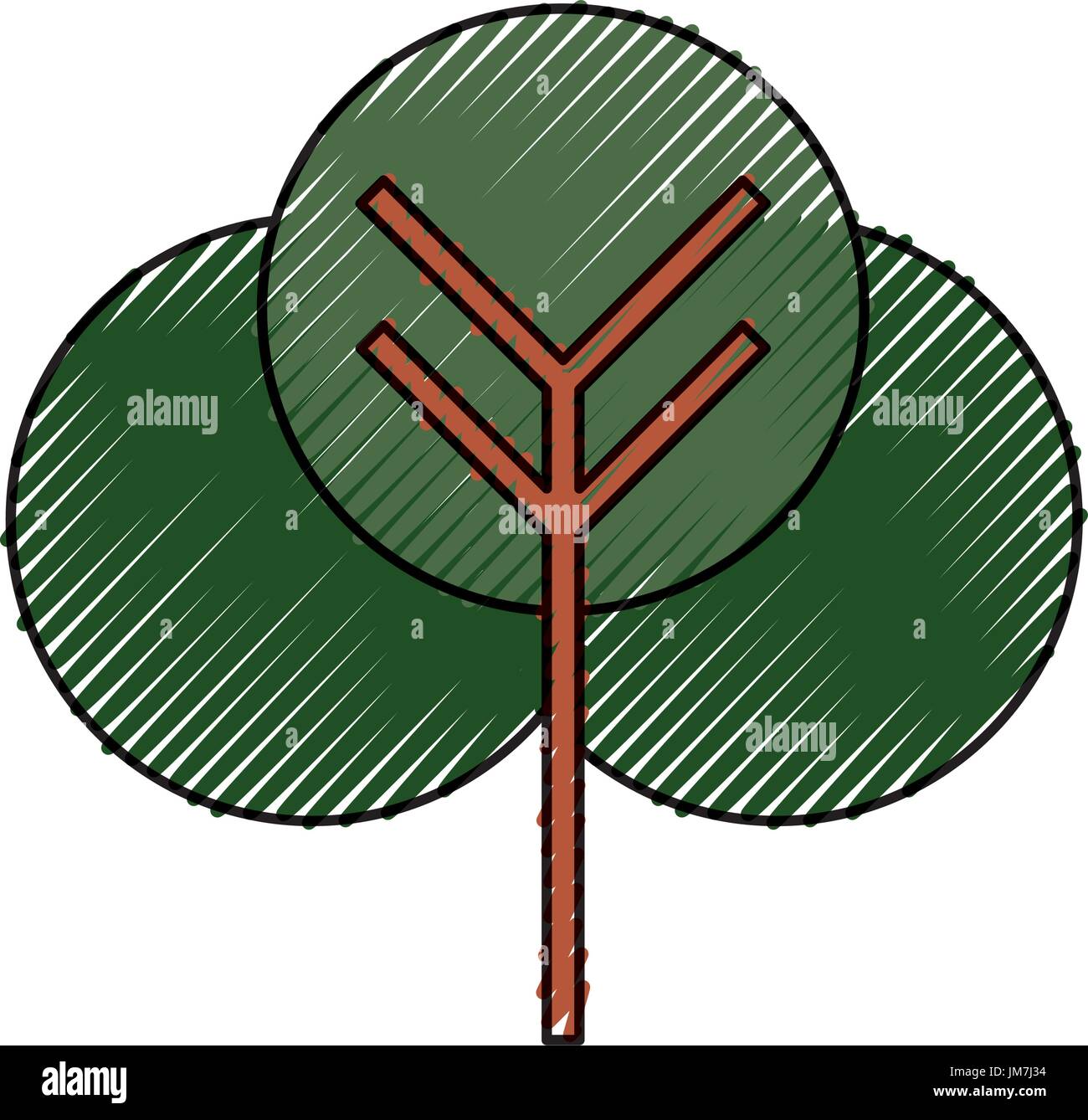 tree nature symbol Stock Vector Image & Art - Alamy