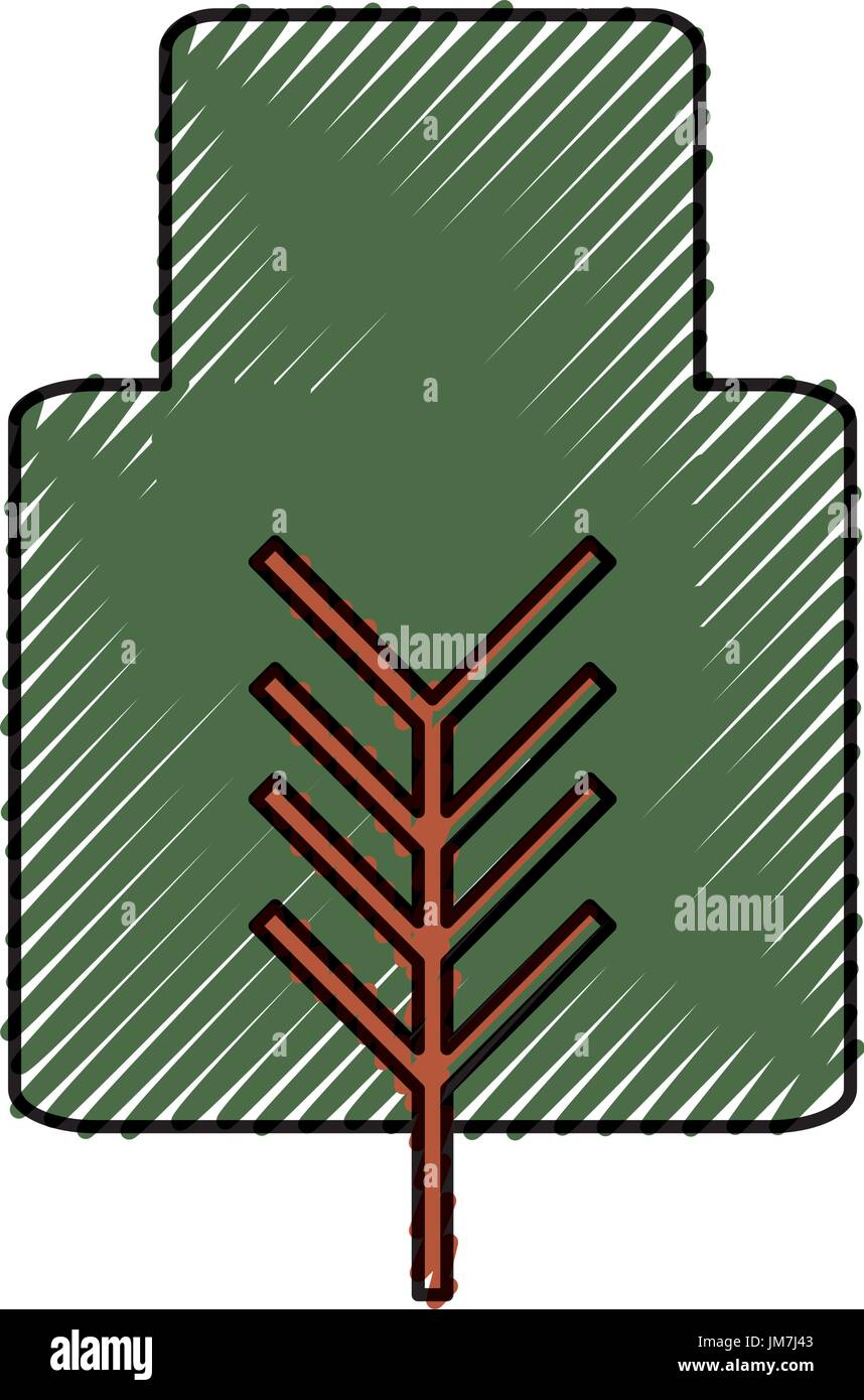 tree nature symbol Stock Vector Image & Art - Alamy
