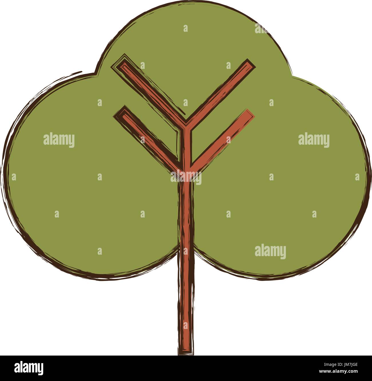 tree nature symbol Stock Vector Image & Art - Alamy