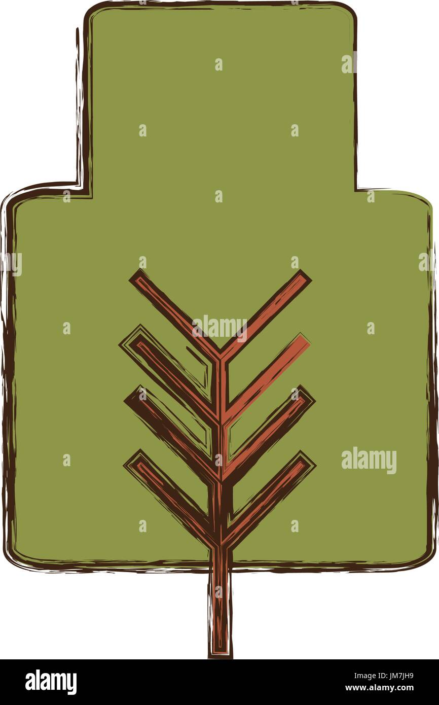 tree nature symbol Stock Vector Image & Art - Alamy