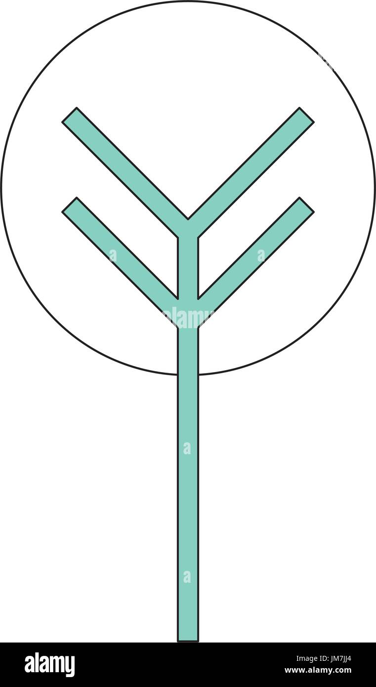 tree nature symbol Stock Vector Image & Art - Alamy