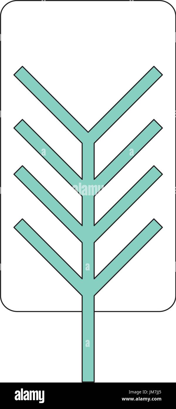 tree nature symbol Stock Vector Image & Art - Alamy