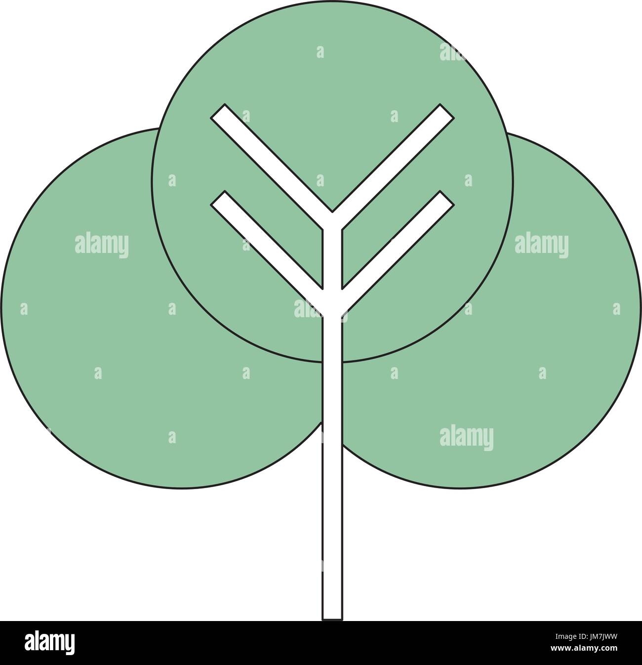 tree nature symbol Stock Vector Image & Art - Alamy