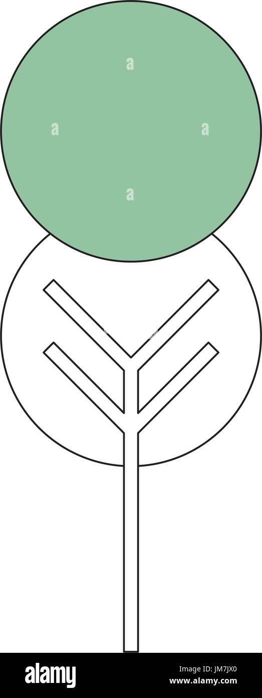 tree nature symbol Stock Vector Image & Art - Alamy