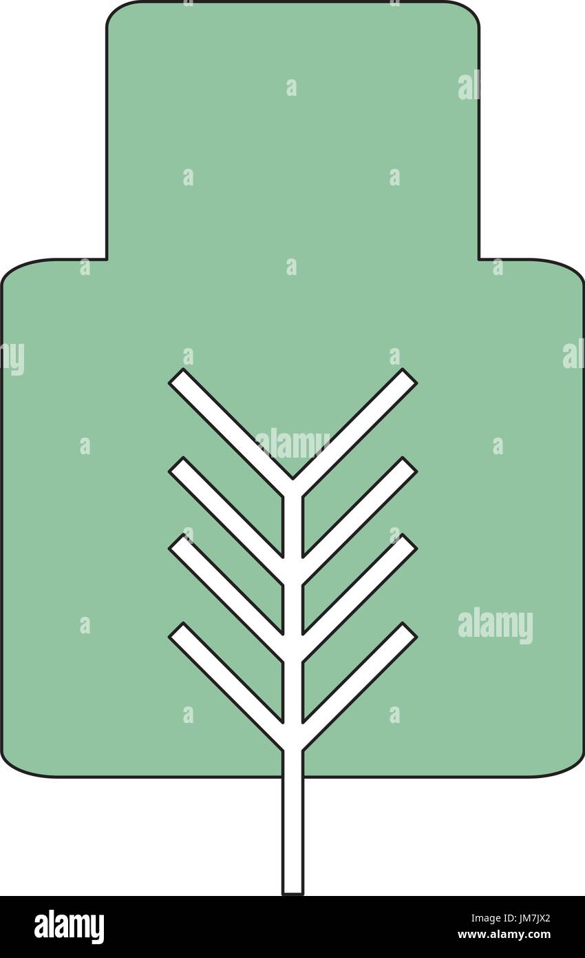 tree nature symbol Stock Vector Image & Art - Alamy