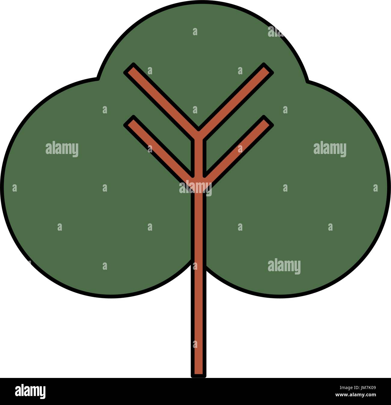 tree nature symbol Stock Vector Image & Art - Alamy