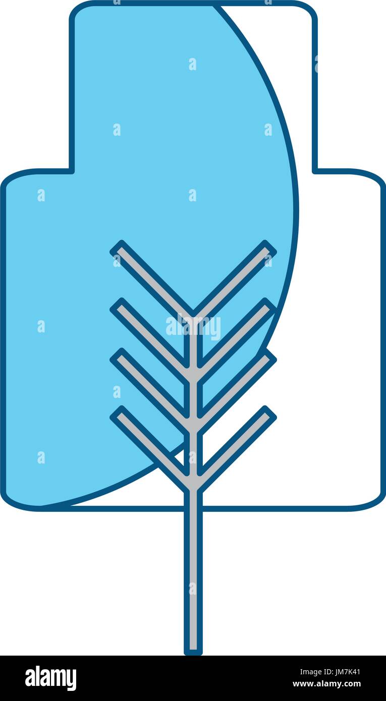 tree nature symbol Stock Vector Image & Art - Alamy