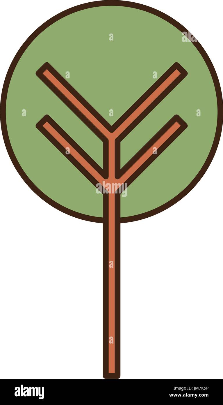 tree nature symbol Stock Vector Image & Art - Alamy